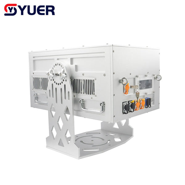 YUER™️ 20W Waterproof IP65 Outdoor Laser Light Projector with Flight C ...
