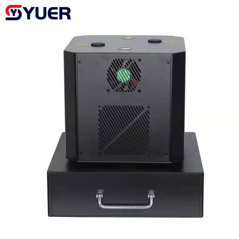YUER™️ NEW Rotate Cold Spark Machine 1300w Dual Spin sprinkler Stage E ...