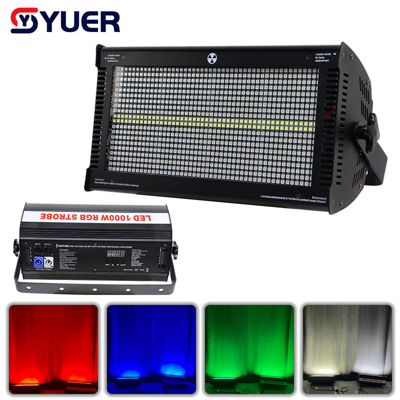 YUER™️ NEW Mold LED 8 +8 Segment Strobe Light Martin Atomic Bar Stage ...