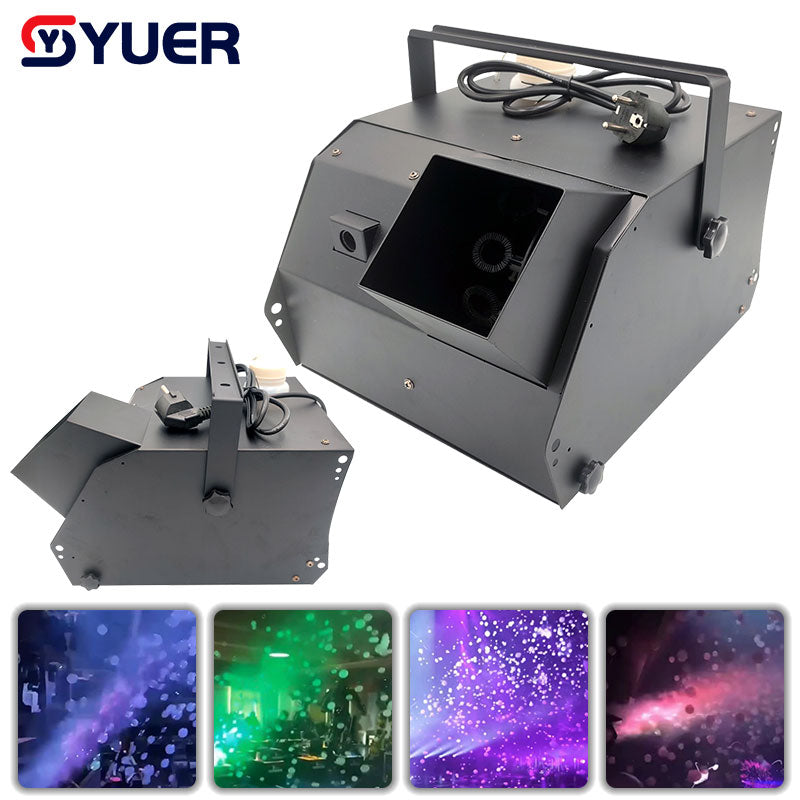 YUER™️ 500W Fog Bubble Machine Smoke Machine Wireless Remote Control F ...
